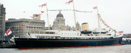 Her Majesty Yatch Britannia En Visita De Cortesía 1902