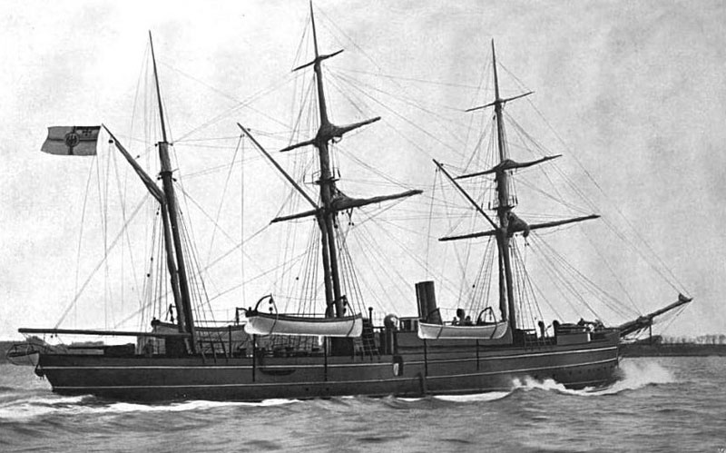 La épica huida del «HMS Calliope» del ciclón de Apia – En visita de ...