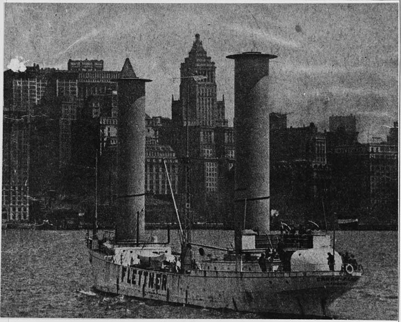 El revolucionario Barbara y sus rotores Flettner – En visita de cortesía