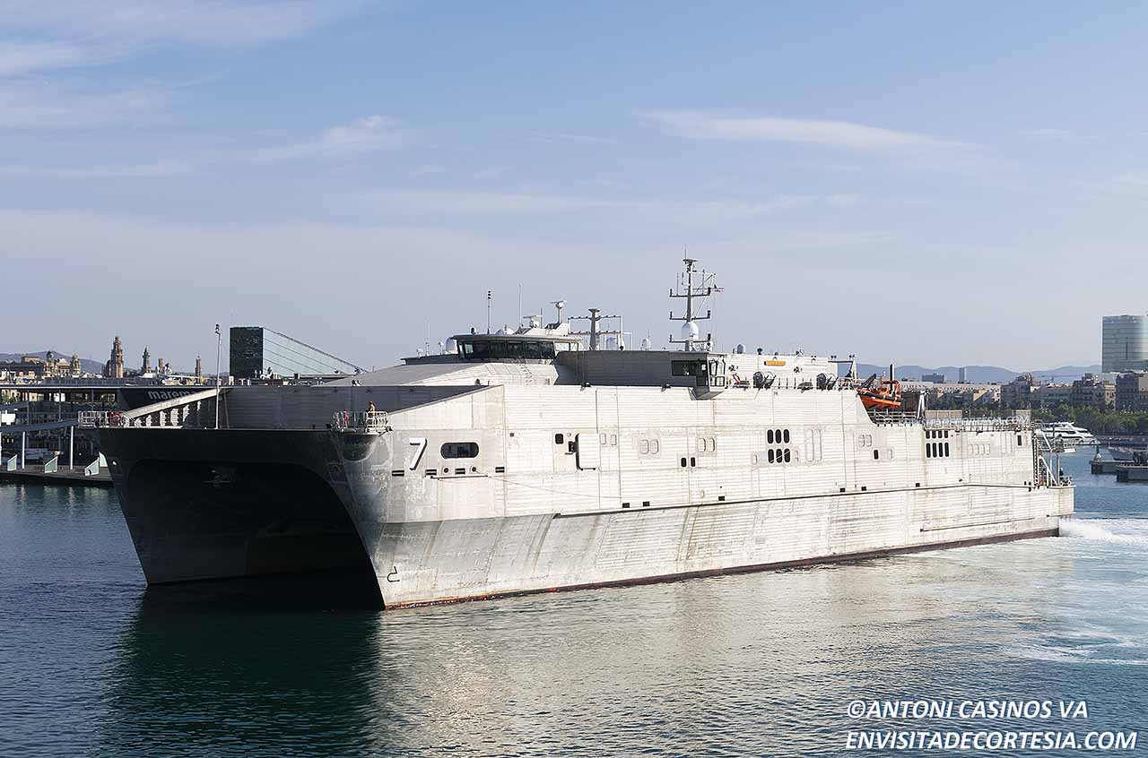 Transporte rápido expedicionario USNS Carson City – En visita de cortesía